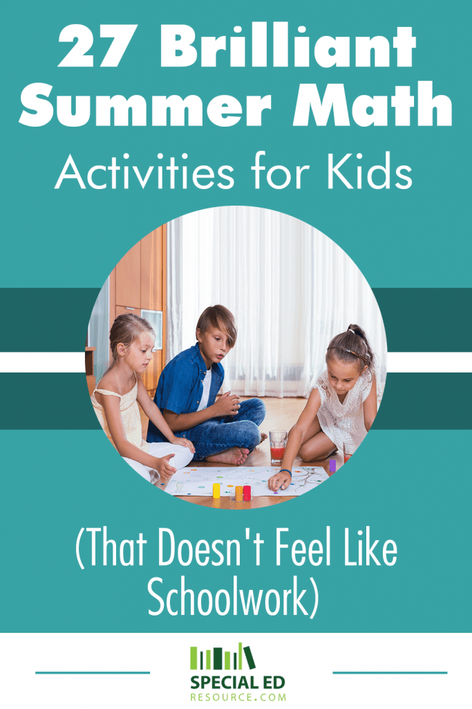 27 Summer Math Activities for Kids (That Does Not Feel Like Schoolwork)
