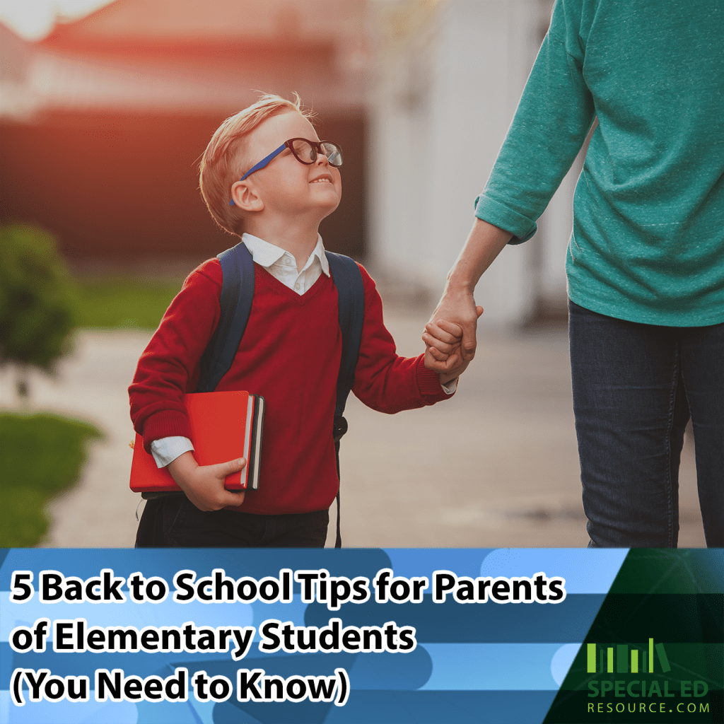 5 Back to School Tips for Parents of Elementary Students You Need to Know