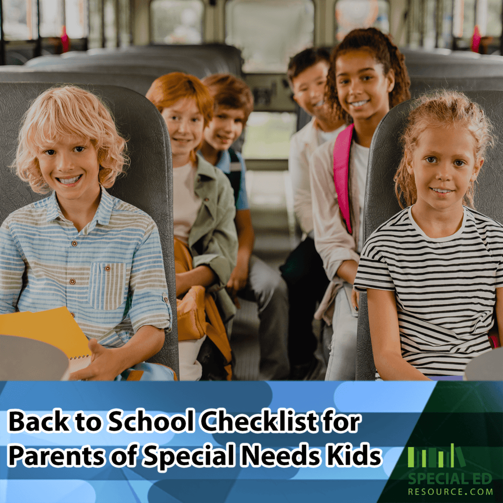 The Best Back To School Checklist For Special Needs Kids