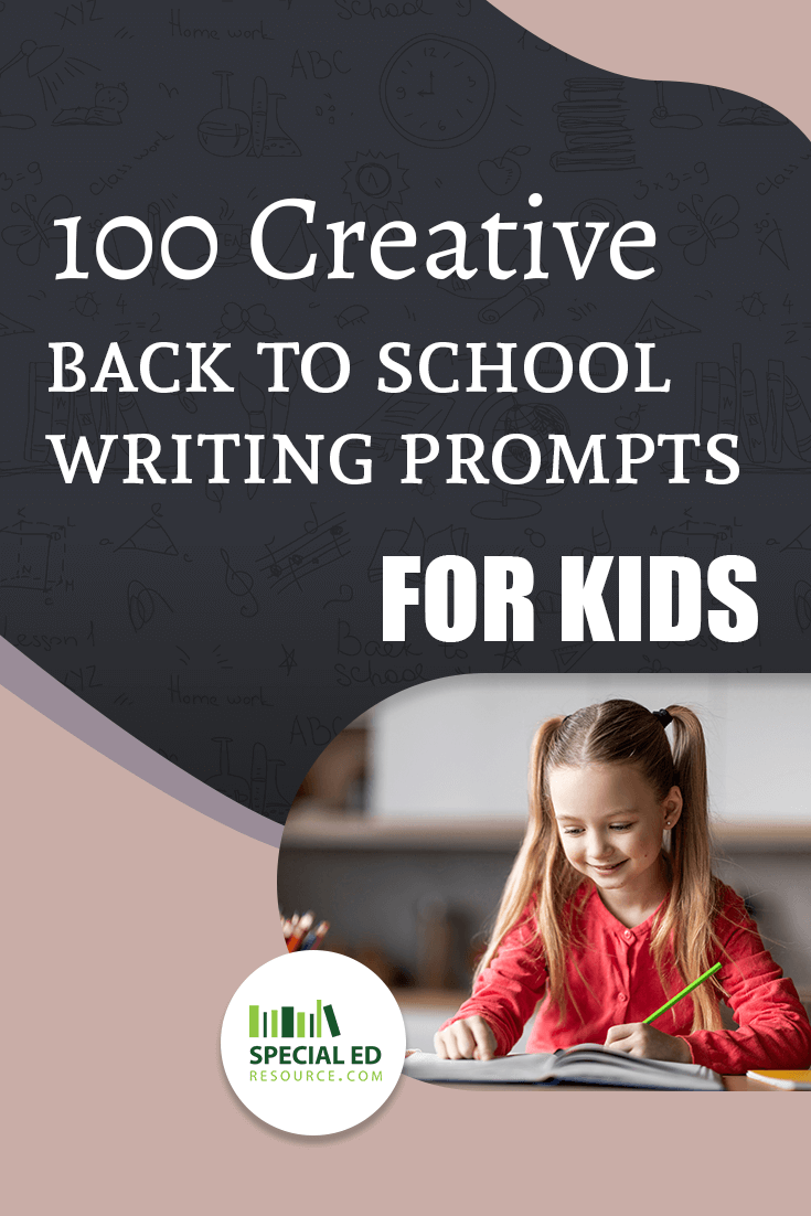 100 Creative Back to School Writing Prompts for Kids