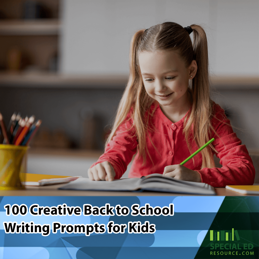 100 Creative Back to School Writing Prompts for Kids