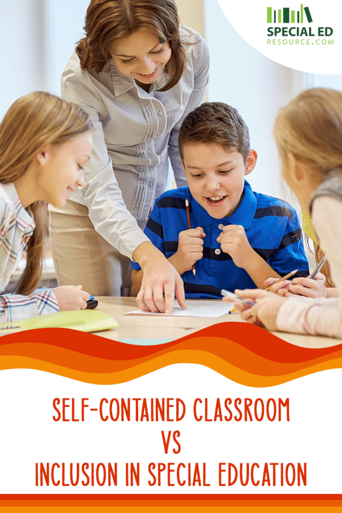 Self-Contained Classroom vs Inclusion in Special Education
