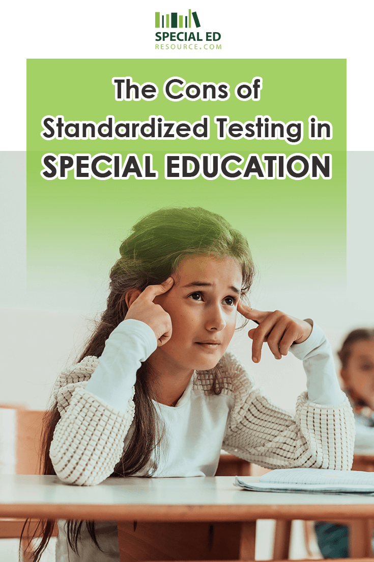 The Cons of Standardized Testing in Special Education