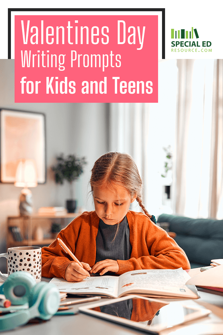 75 Valentines Day Writing Prompts for Kids and Teens