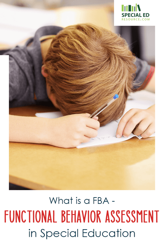 What is a FBA - Functional Behavior Assessment
