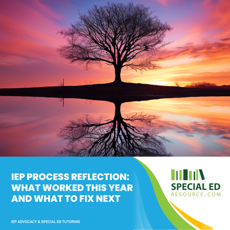IEP Process Reflection: What Worked and What to Fix