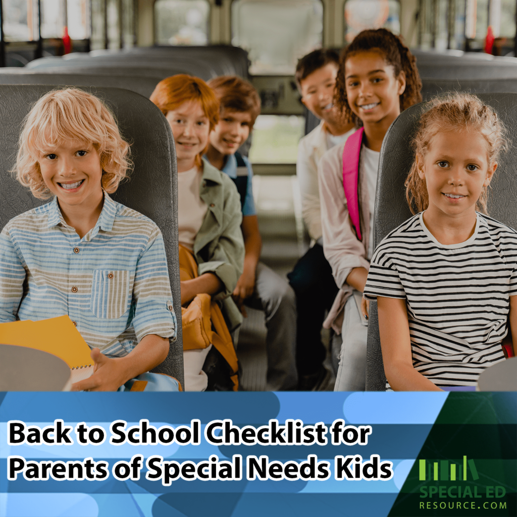 The Best Back To School Checklist For Special Needs Kids