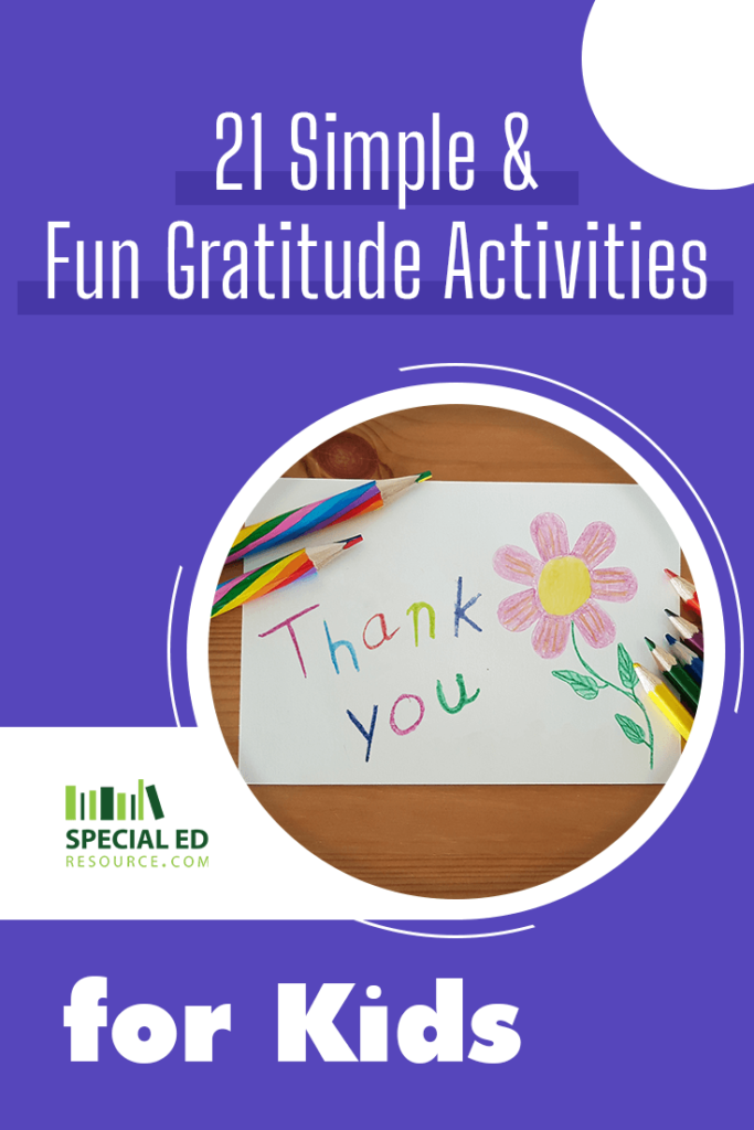 21 Simple & Fun Gratitude Activities for Kids